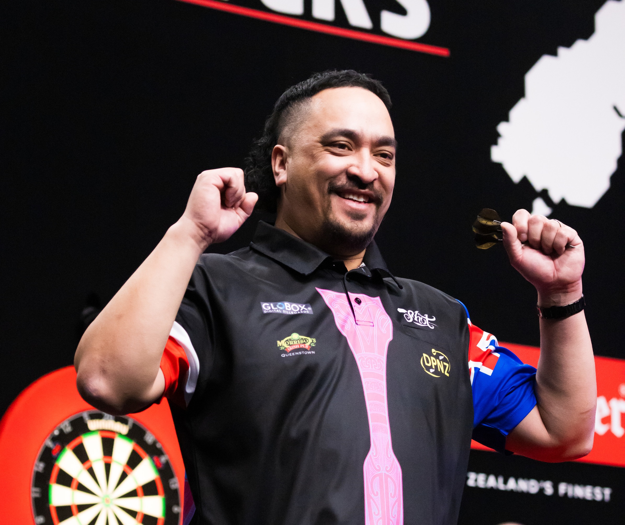 Puha & Tata thrill home fans as 2023 NZ Darts Masters begins | PDC