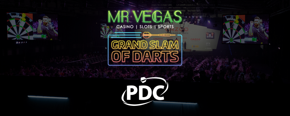 Mr Vegas becomes title sponsor Grand Slam of Darts & Nordic Darts ...