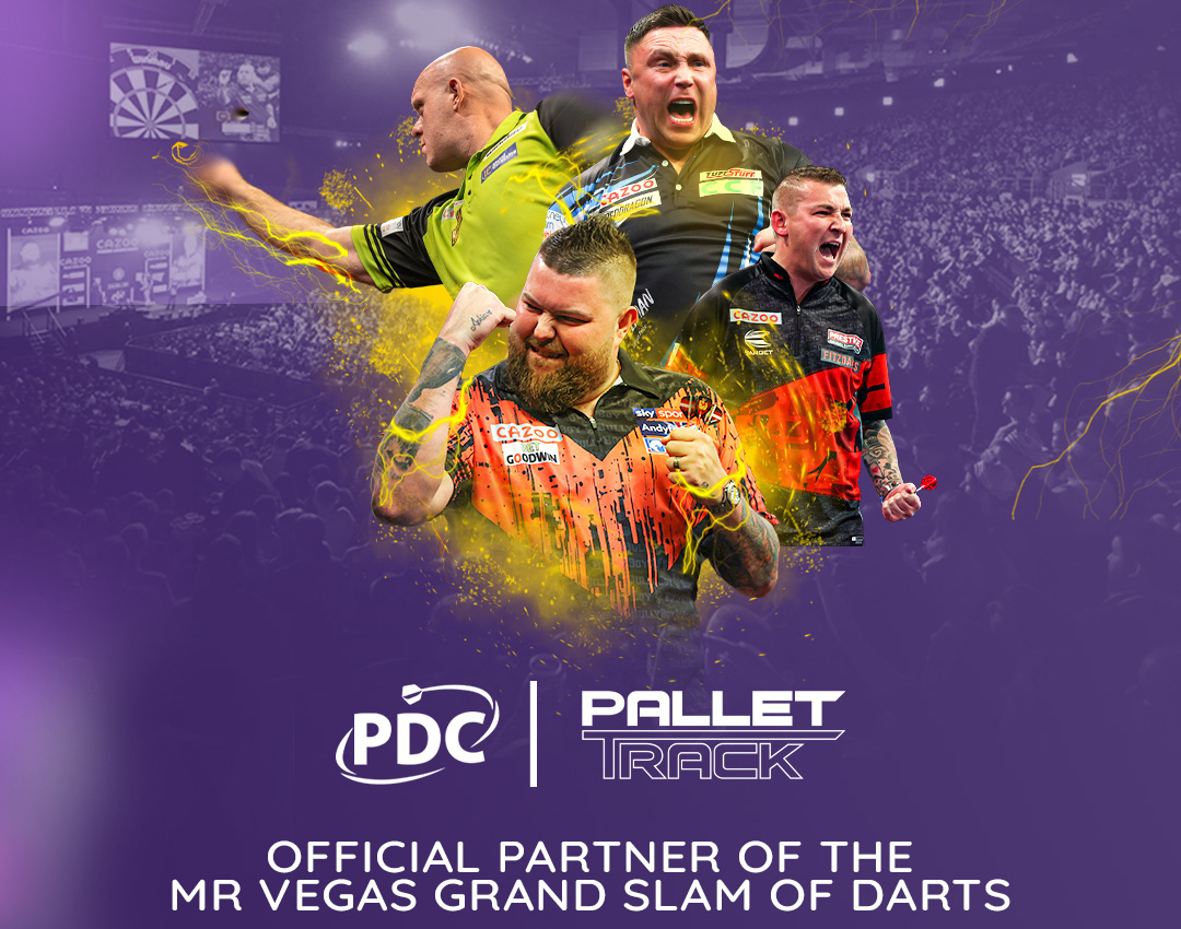 Pallet-Track secure partnership for Mr Vegas Grand Slam of Darts | PDC