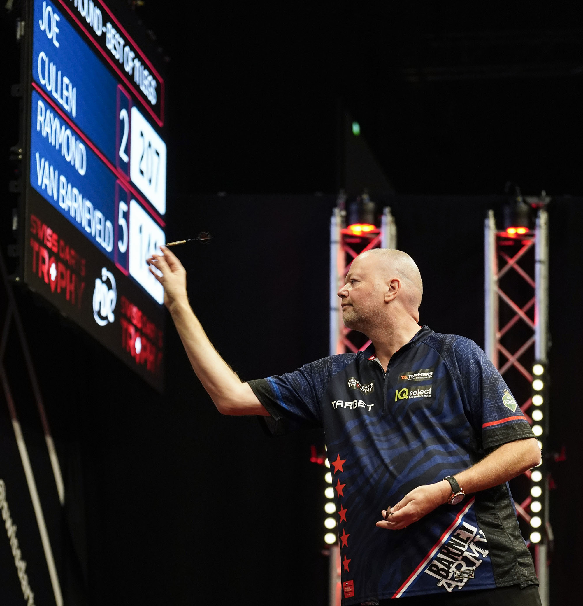 Van Barneveld, Smith & Aspinall advance on Day One in Basel | PDC