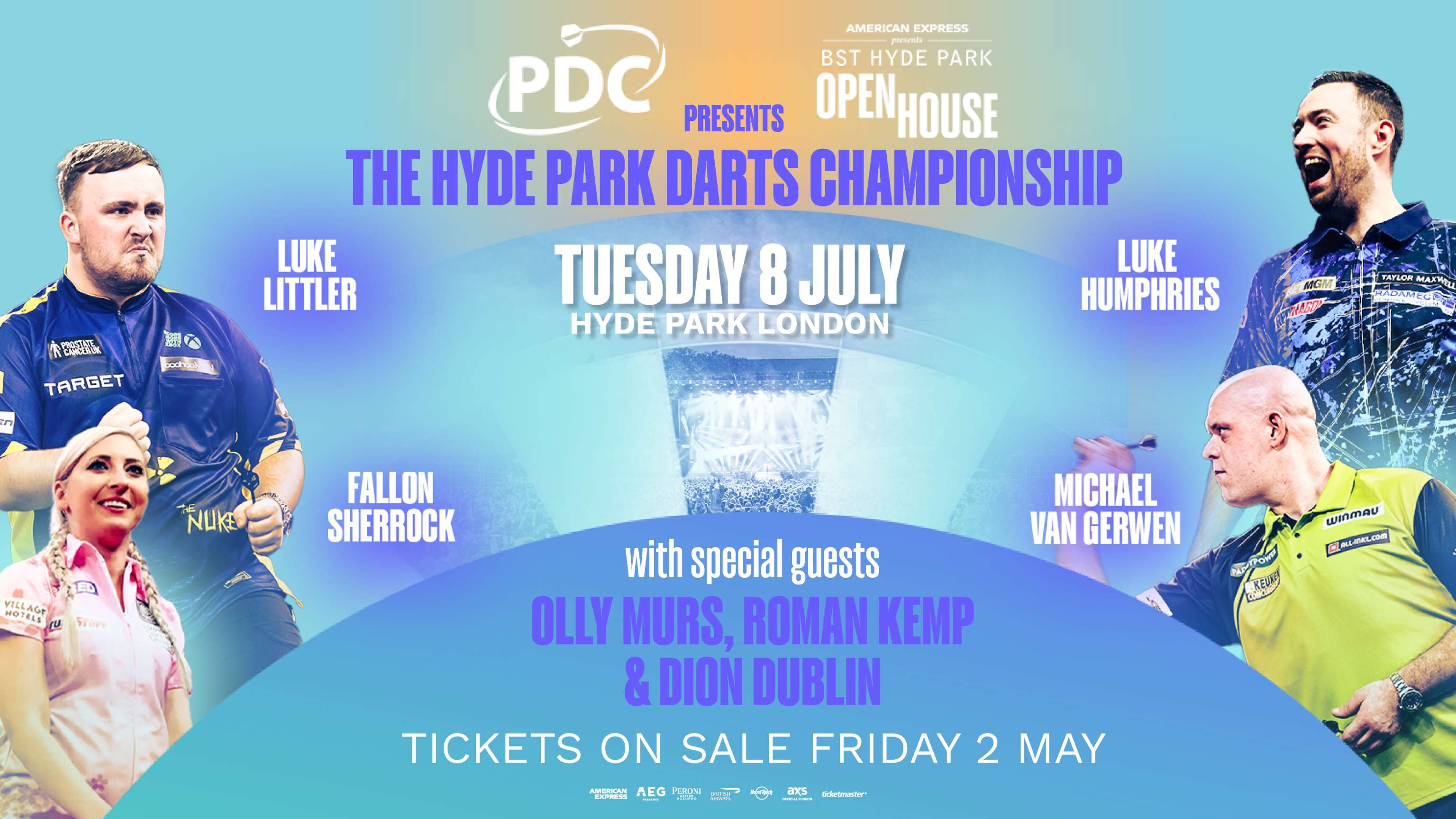 BST Hyde Park Darts Championship to take place in July | PDC