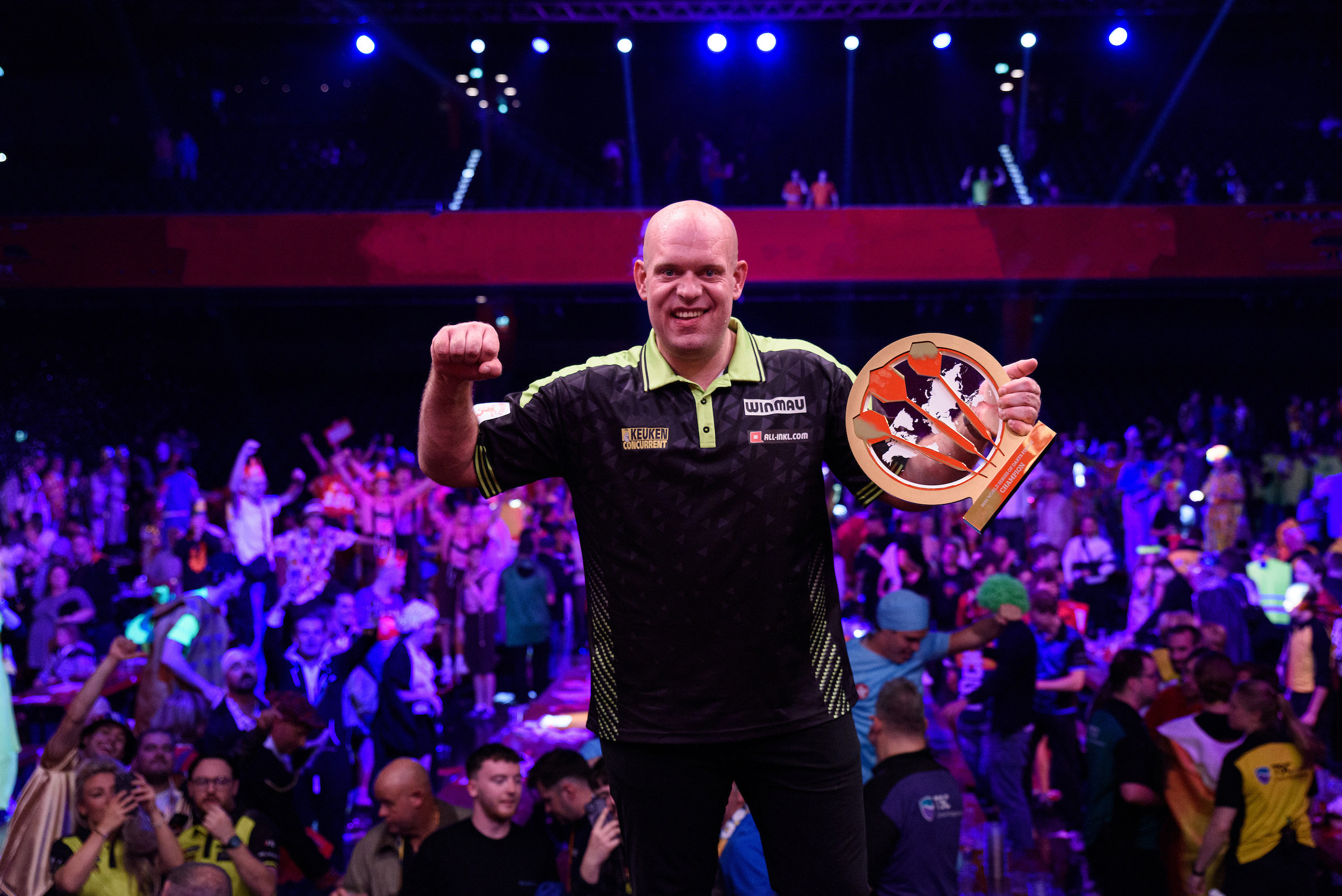 Inspired Van Gerwen ends title drought with sixth World Series Finals ...